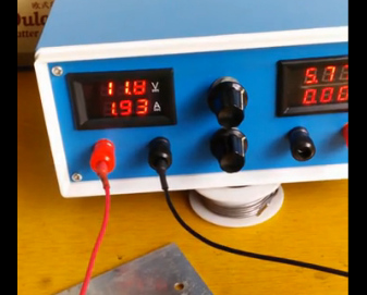 自制1-26V双路可调电源测试_电子线路_视频教程