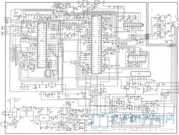 康佳F953A2彩电（LC863316 LA76810 LA7840 LA4285 TDA4605）电路原理图 - 家电维修资料网