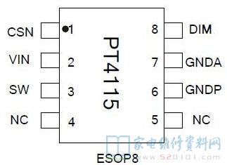 LED驱动器PT4115 - 家电维修资料网