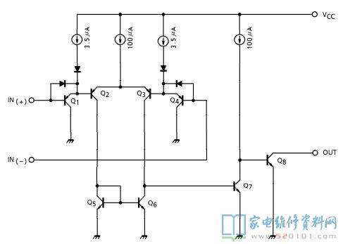 四电压比较器TA75339 - 家电维修资料网