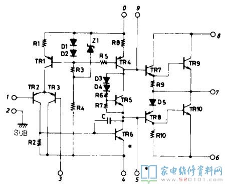 音频功率放大器STK078 - 家电维修资料网