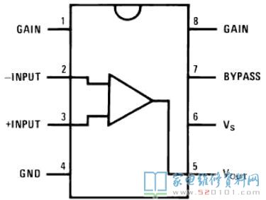音频功率放大器LM386N-4 - 家电维修资料网