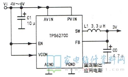 同步降压转换器TPS62700 - 家电维修资料网