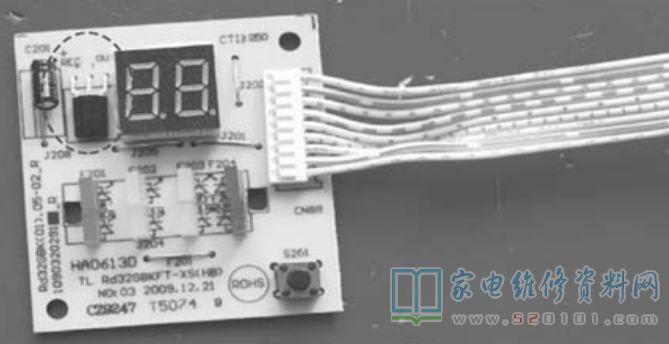TCL KF-25GW/AA空调遥控无法开机的维修 - 家电维修资料网