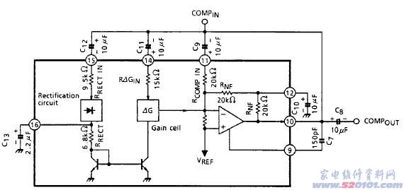 TA31101AP语音压缩扩展集成电路 - 家电维修资料网