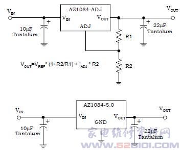AZ1084 5A低压差线性稳压器 - 家电维修资料网